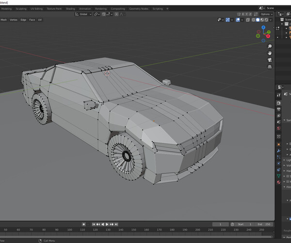 ArtStation - Low Poly Car | Game Assets