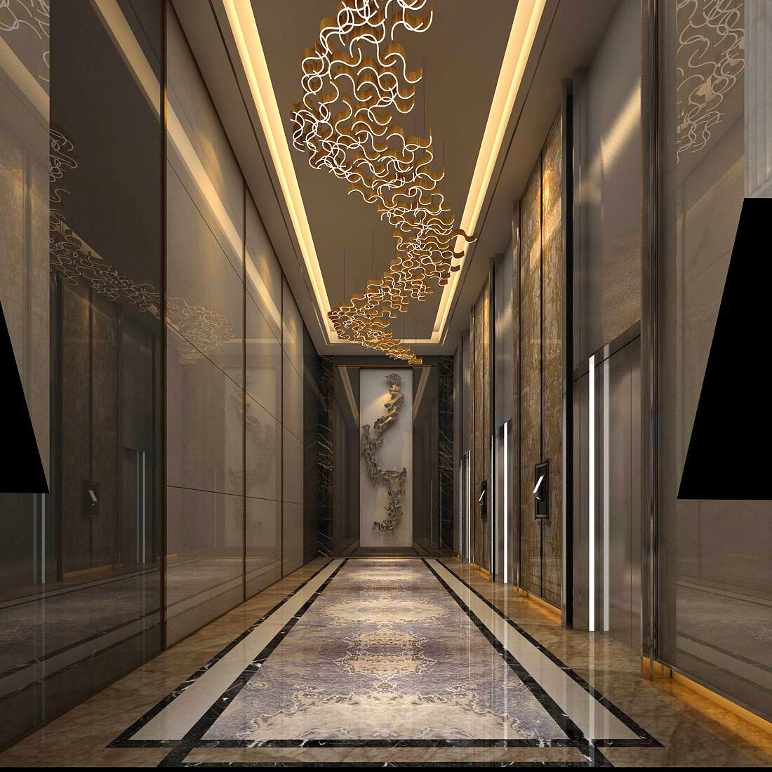 ArtStation - office reception hall design complete 07 | Resources