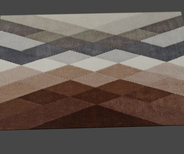 ArtStation - Carpet Modern - Mat - Tapete Low-poly 3D model | Game Assets