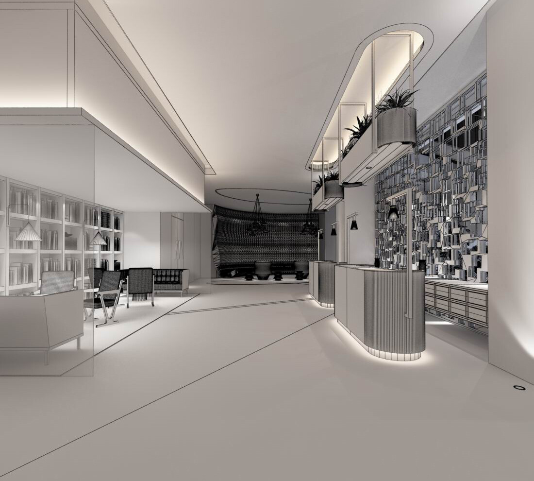 ArtStation - private club space design complete 03 | Resources