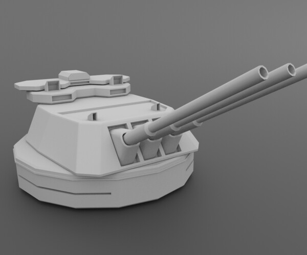 ArtStation - Naval Turret Collection | Resources