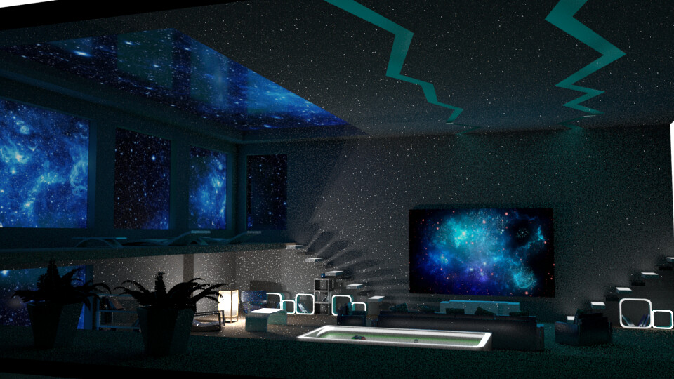 ArtStation - Space Theme Room | Game Assets