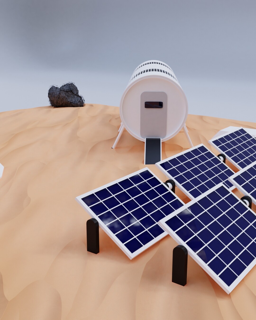 ArtStation - Mars Low Poly | Game Assets