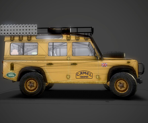 ArtStation - Camel Trophy LandRover Defender | Game Assets
