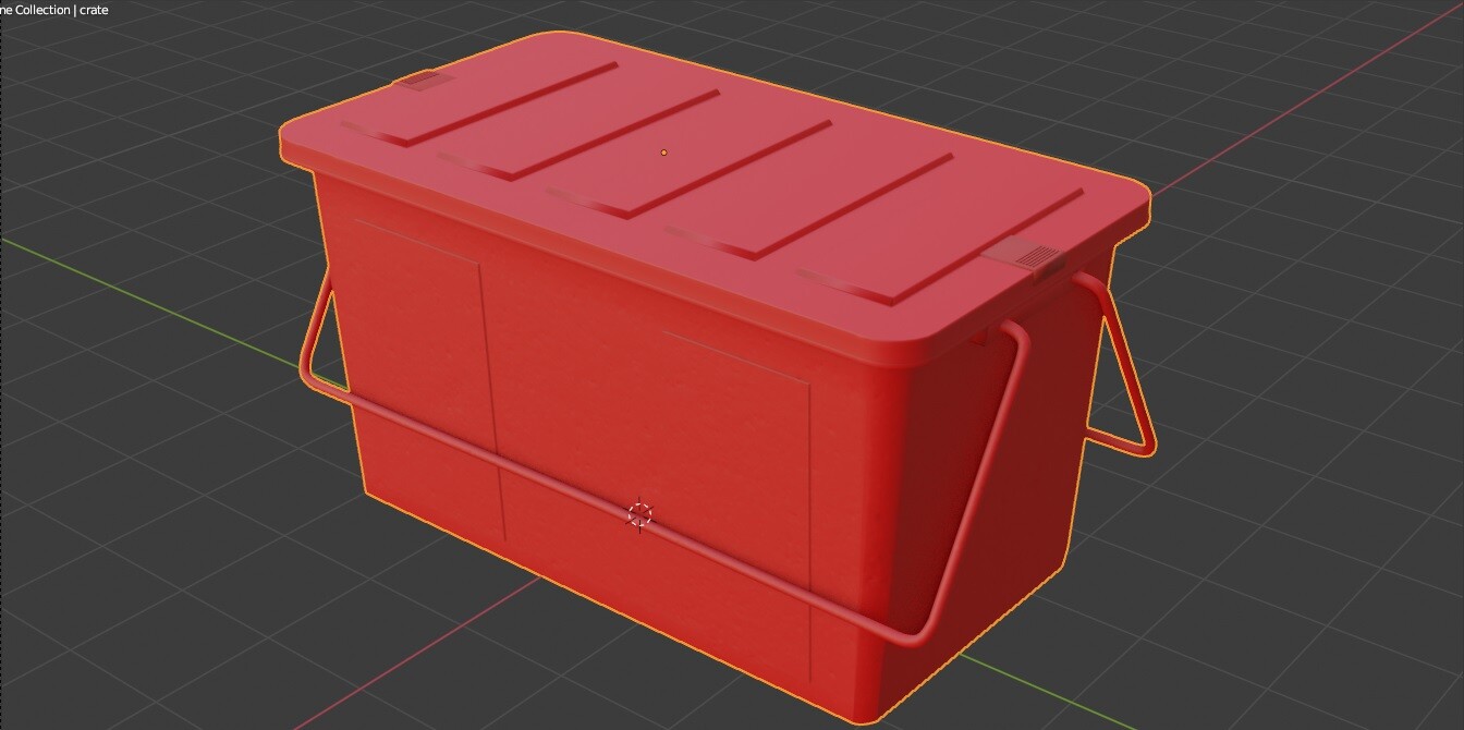 ArtStation - Plastic Box 3D Model | Game Assets
