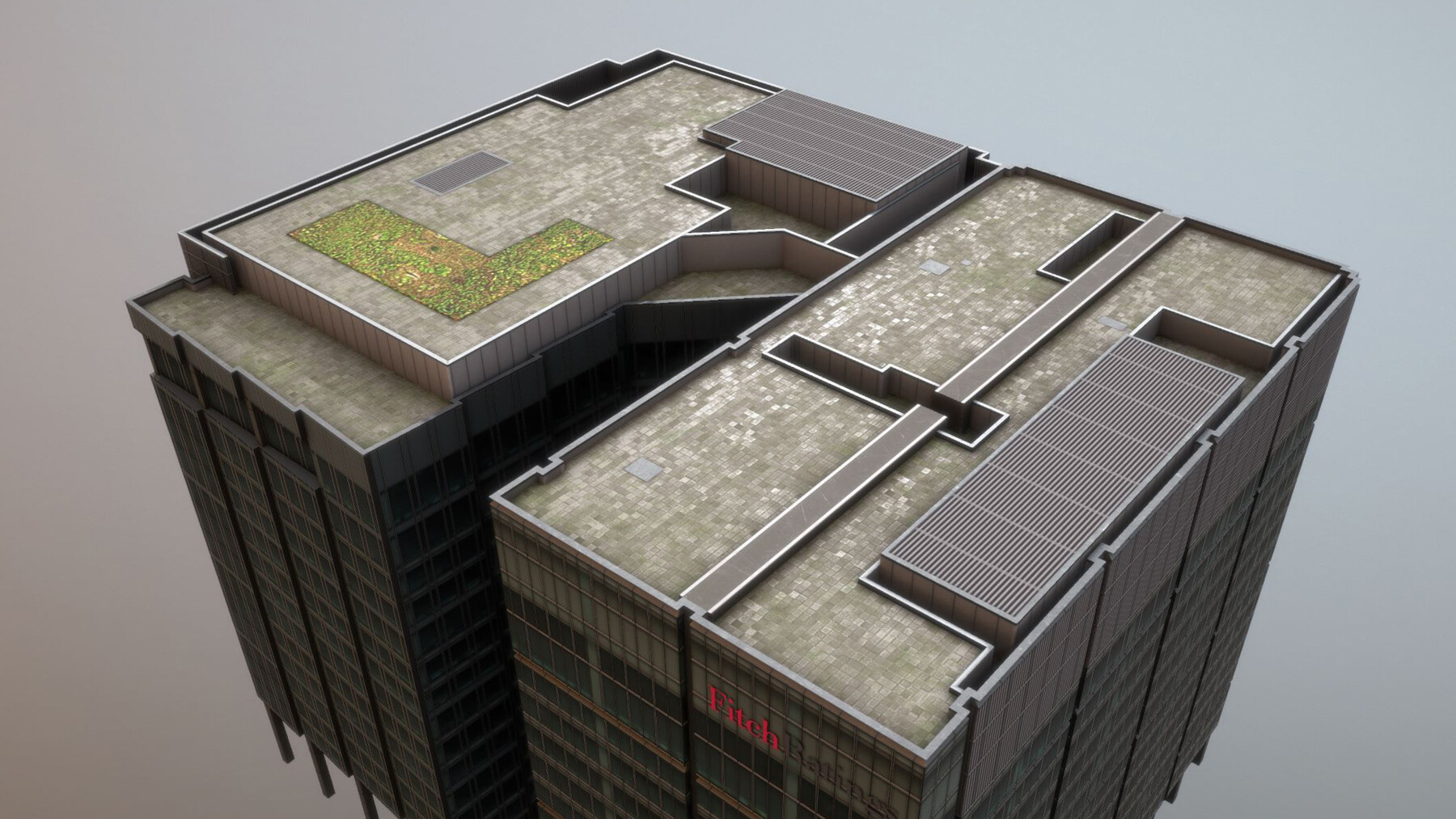 ArtStation - London 15 Canada Square 30 North Colonnade | Game Assets