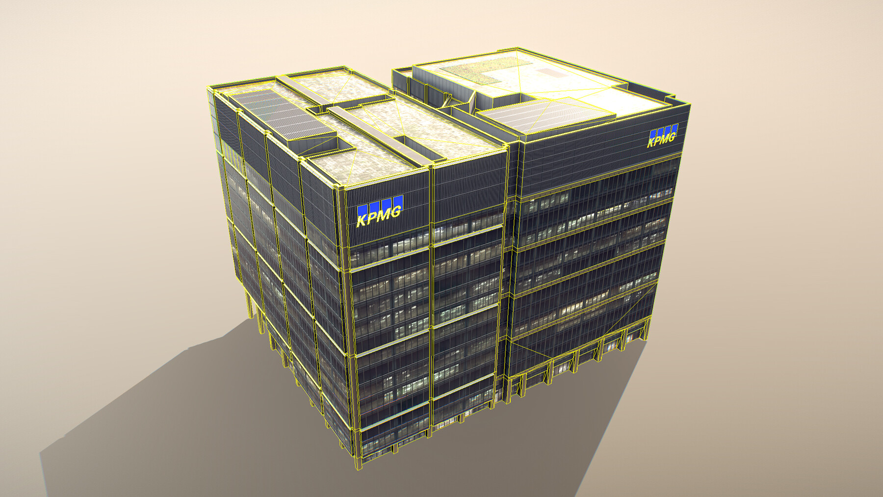 ArtStation - London 15 Canada Square 30 North Colonnade | Game Assets