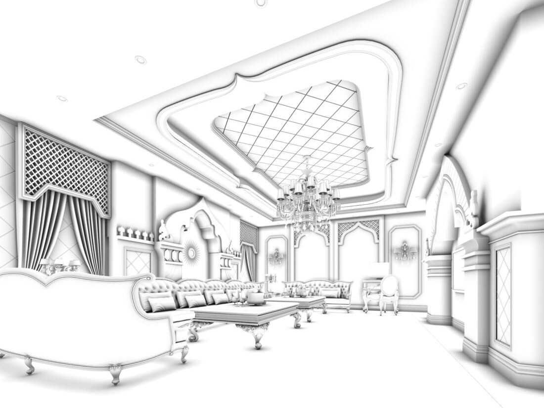 ArtStation - Disco bar KTV Entertainment Night club Stage A038 | Resources