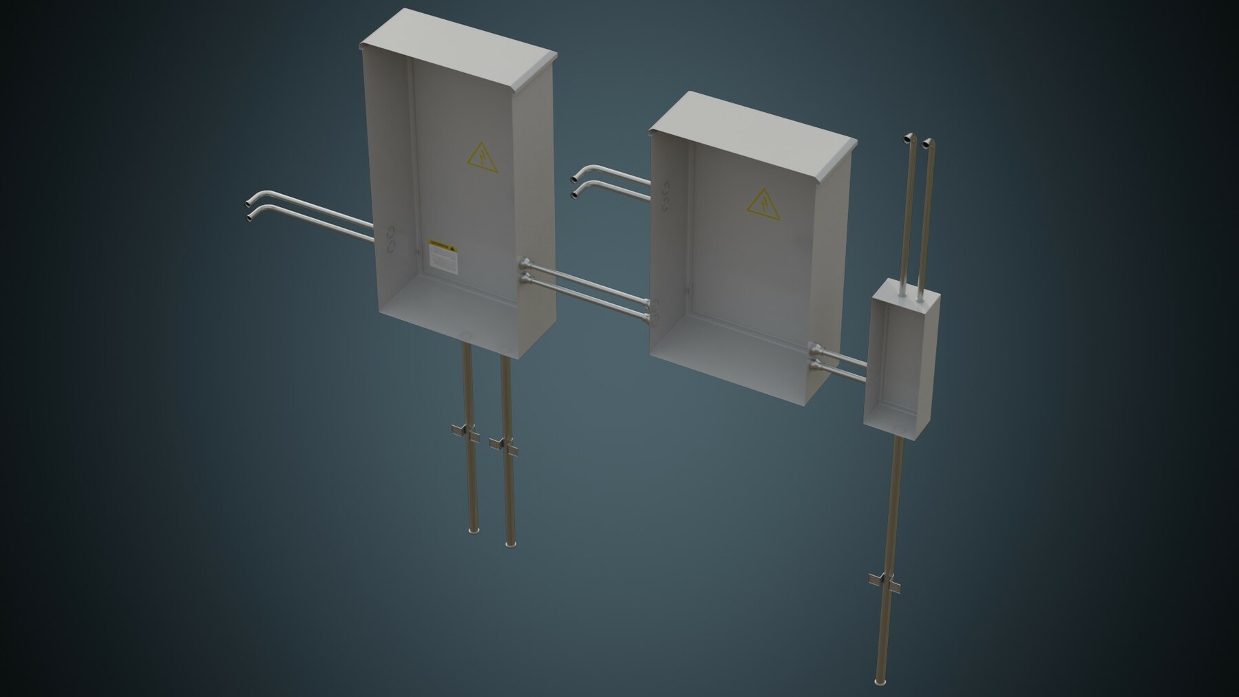 ArtStation - Utility Box 1A | Game Assets