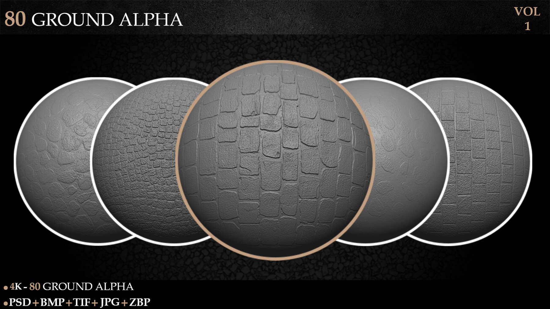 ArtStation - 80 Ground Alpha-vol 1 | Brushes