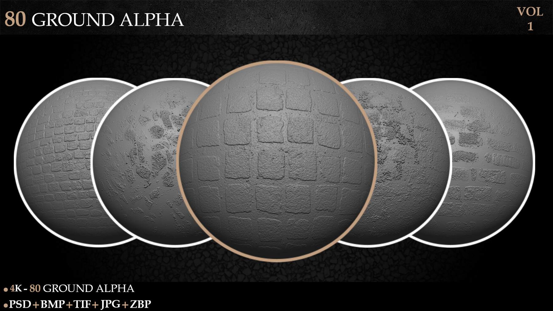 ArtStation - 80 Ground Alpha-vol 1 | Brushes