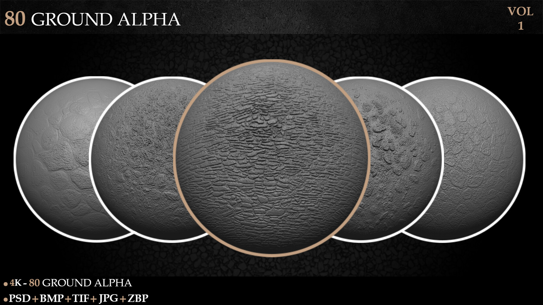 ArtStation - 80 Ground Alpha-vol 1 | Brushes