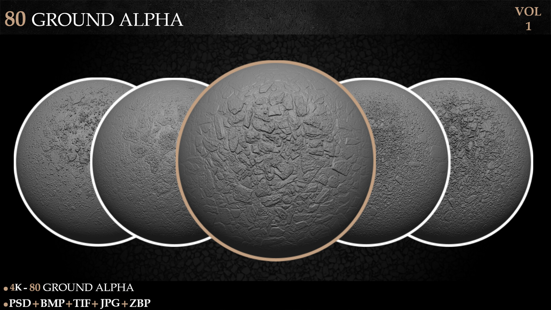 ArtStation - 80 Ground Alpha-vol 1 | Brushes