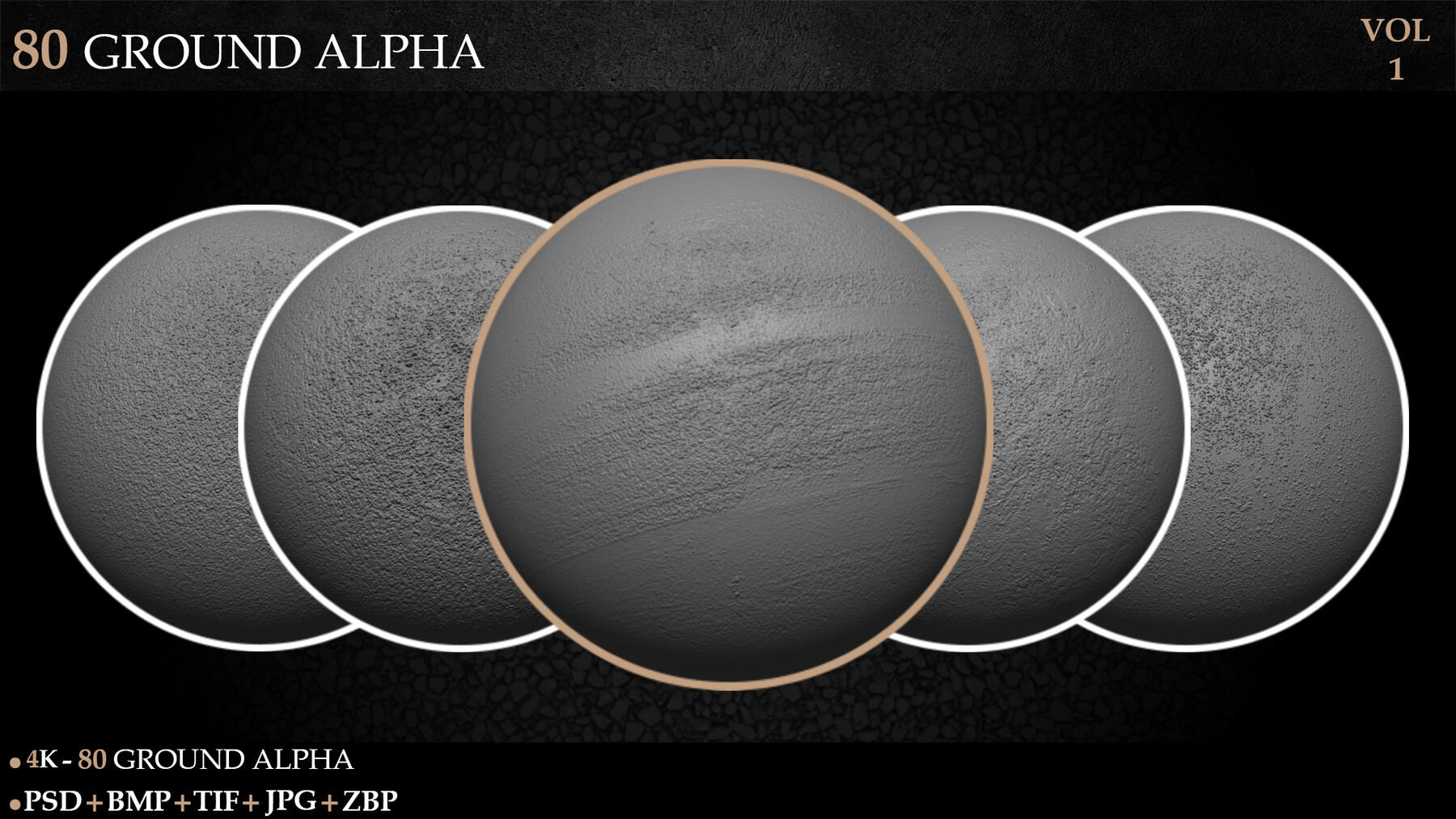 ArtStation - 80 Ground Alpha-vol 1 | Brushes