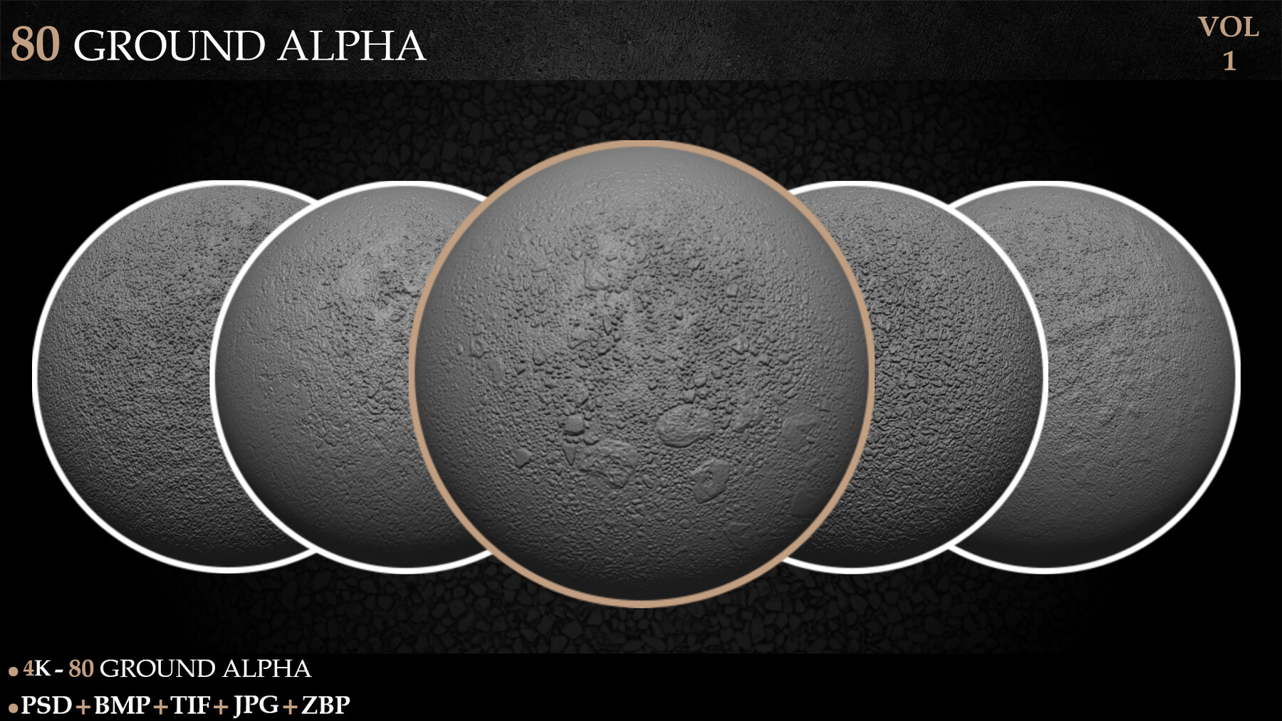 ArtStation - 80 Ground Alpha-vol 1 | Brushes