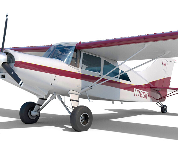 ArtStation - Light Airplane Maule interior | Resources