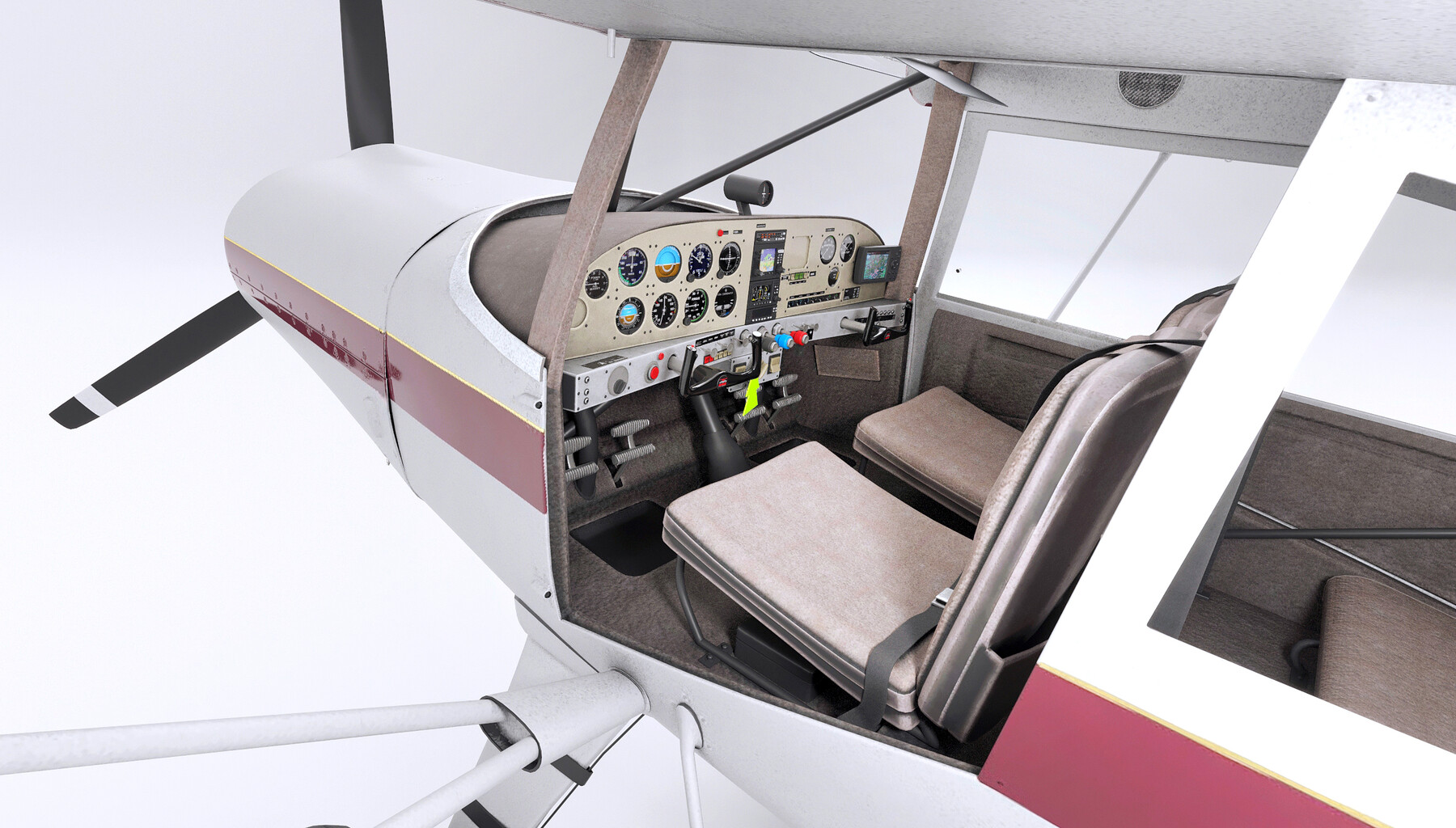 ArtStation - Light Airplane Maule interior | Resources