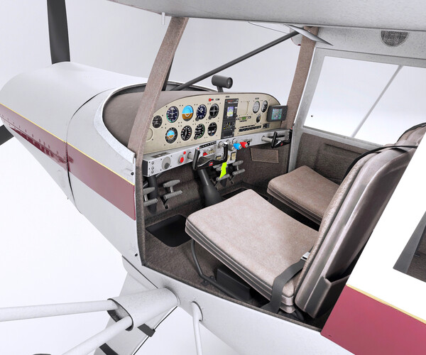 ArtStation - Light Airplane Maule interior | Resources