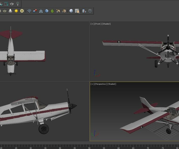 ArtStation - Light Airplane Maule interior | Resources