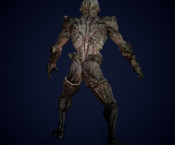 ArtStation - Dryad | Mutant Tree Zombie | Spooky Rigged Character For ...