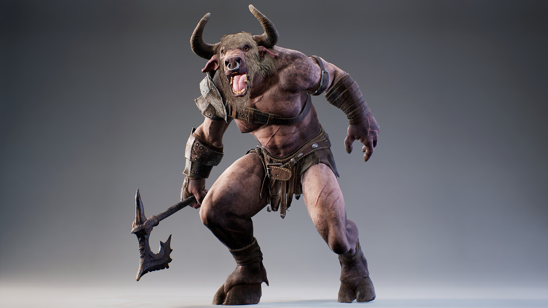 ArtStation - Armored Minotaur | Game Assets