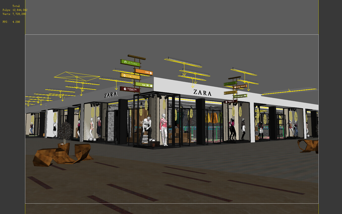 ArtStation - Arcade - Stores - Female clothes shop 216 | Resources