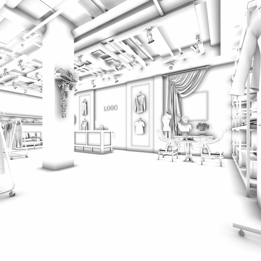 ArtStation - Arcade - Stores - Female clothes shop 398 | Resources