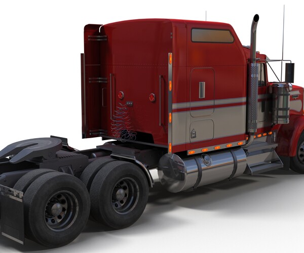 ArtStation - Kenworth W900 semitruck | Game Assets