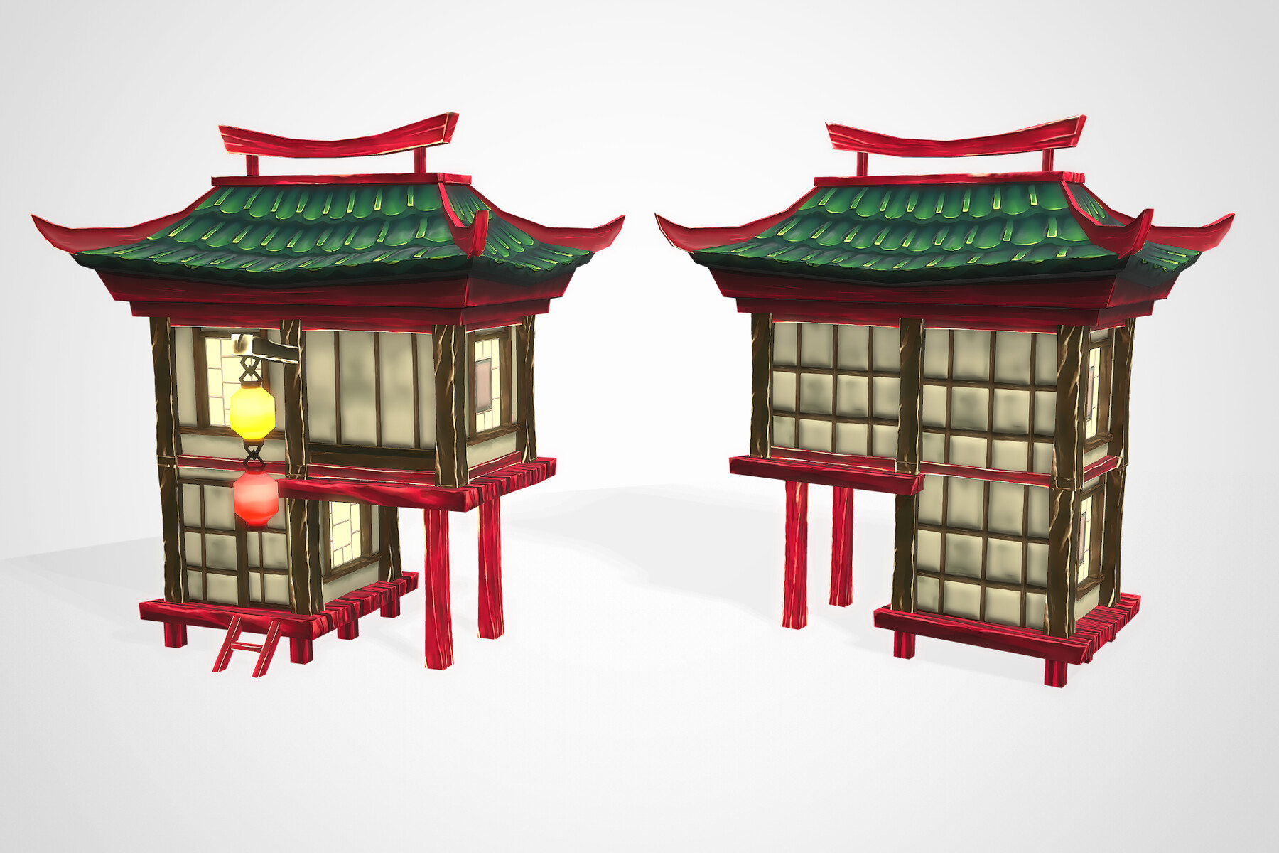 ArtStation - China RTS Fantasy Buildings | Game Assets