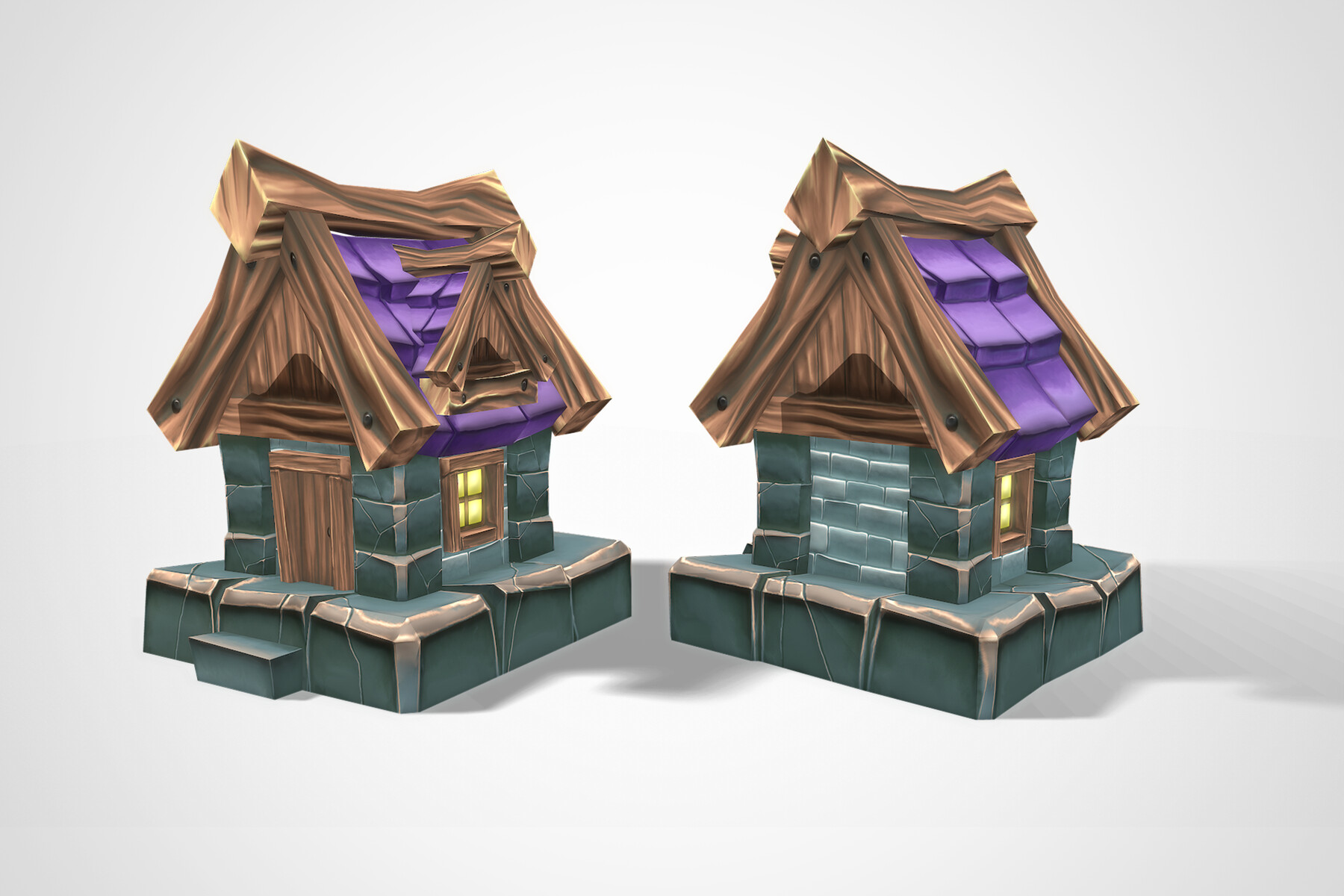 ArtStation - Human RTS Fantasy Building | Game Assets