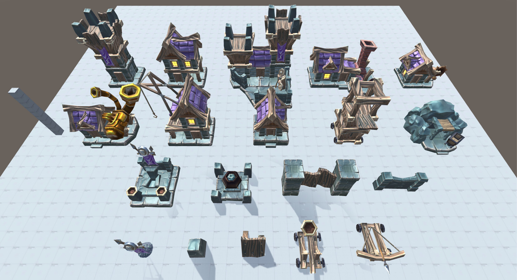 ArtStation - Human RTS Fantasy Building | Game Assets