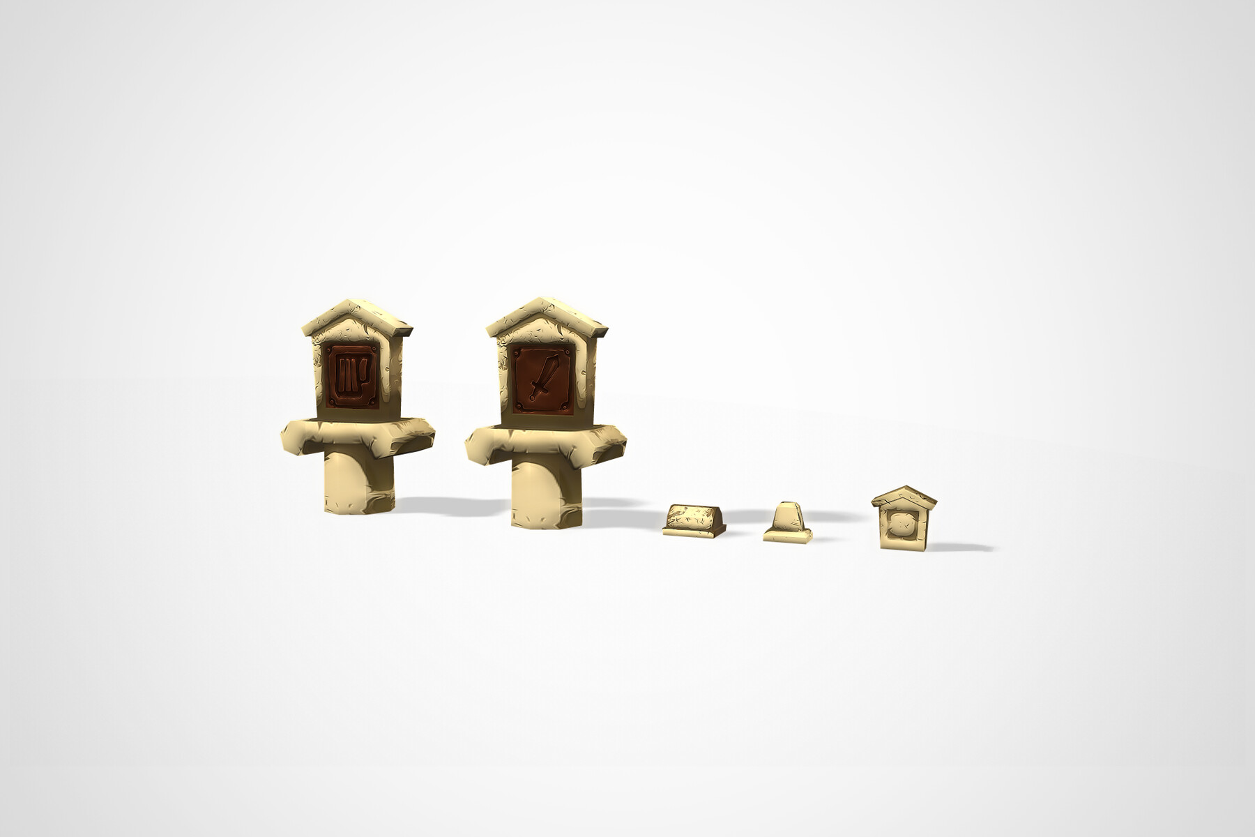 ArtStation - Rome RTS Fantasy Buildings | Game Assets