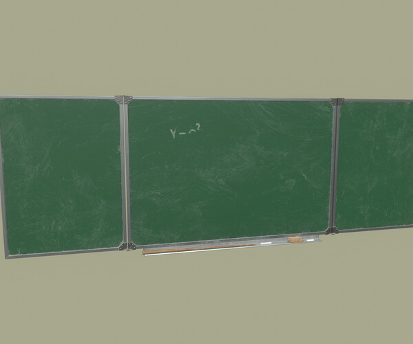 ArtStation - Chalkboard | Game Assets