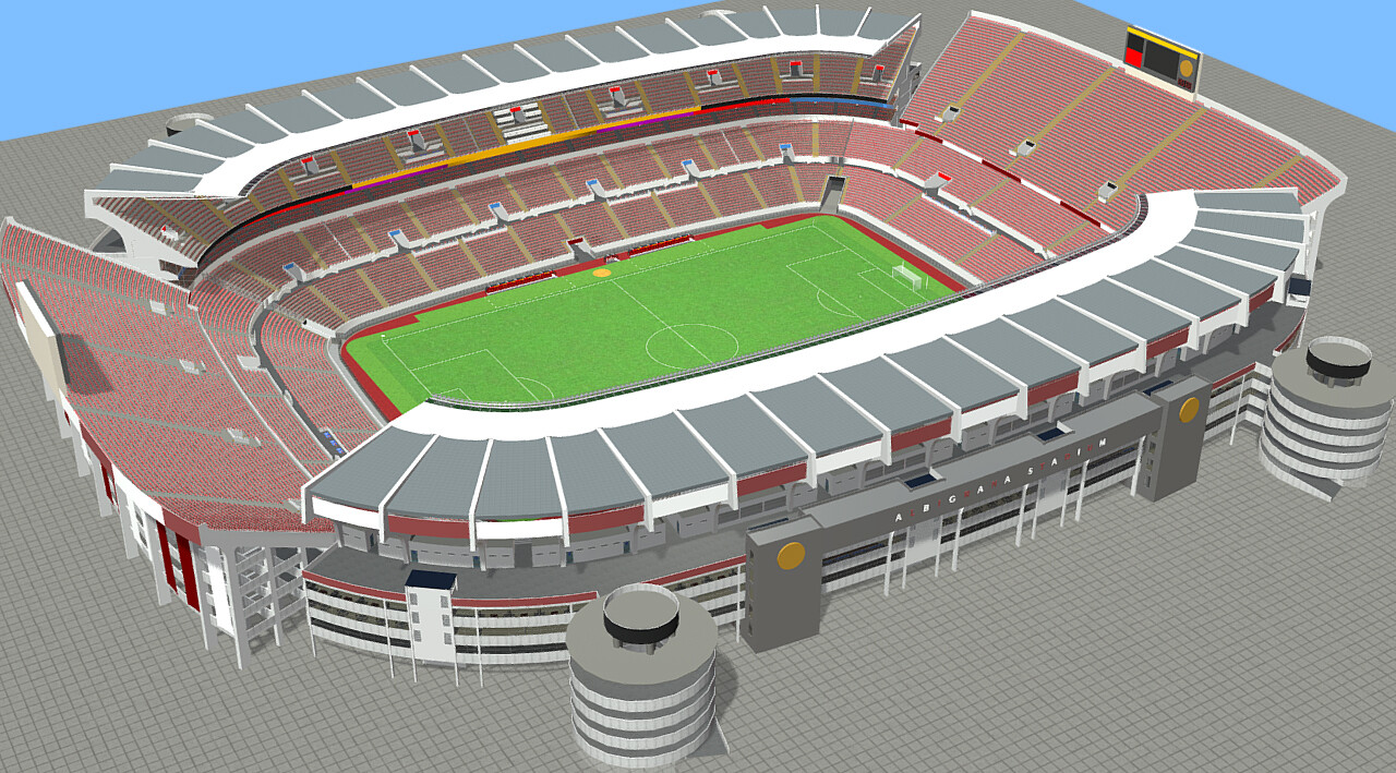 ArtStation - Fictional old stadium: Football club arena | Resources