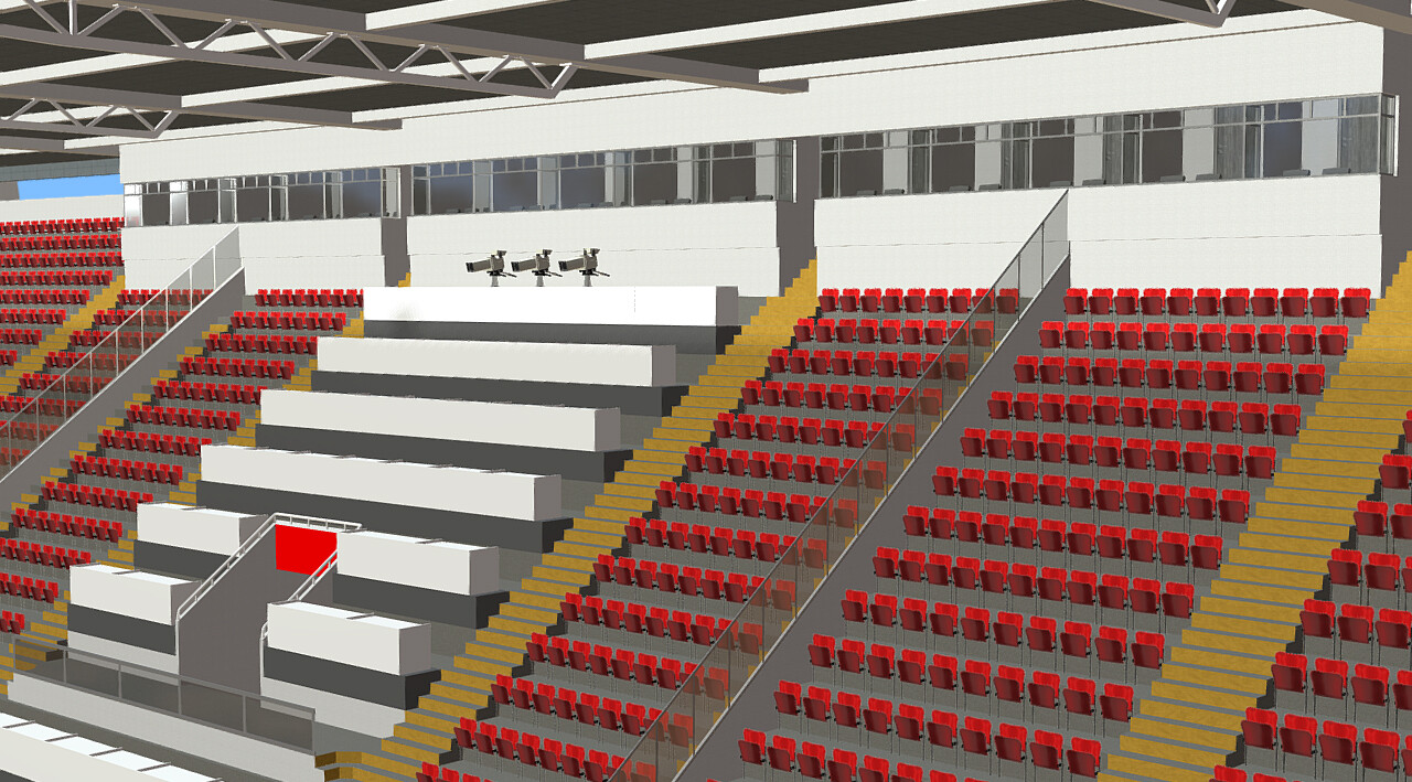 ArtStation - Fictional old stadium: Football club arena | Resources