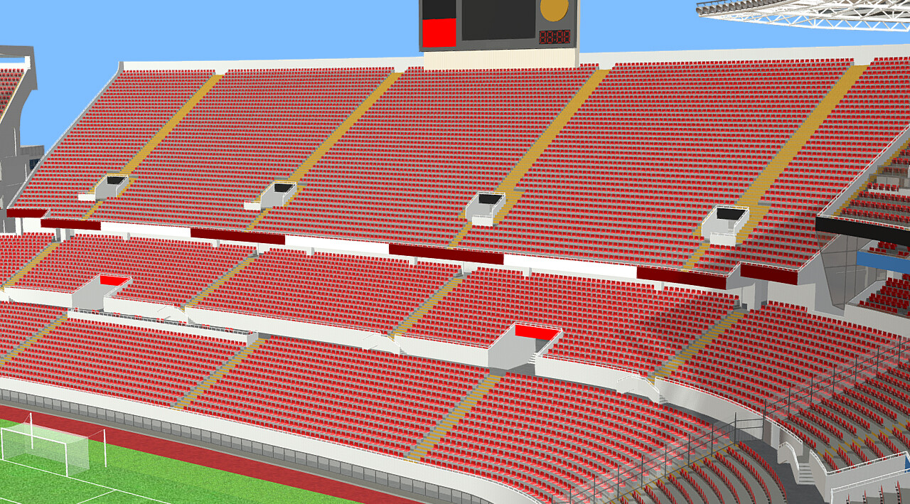 ArtStation - Fictional old stadium: Football club arena | Resources