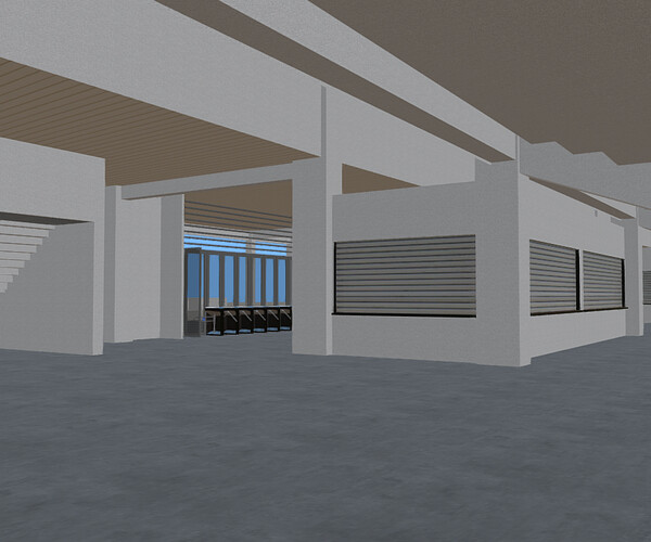 ArtStation - Fictional old stadium: Football club arena | Resources