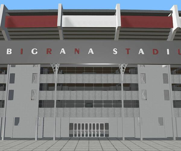 ArtStation - Fictional old stadium: Football club arena | Resources