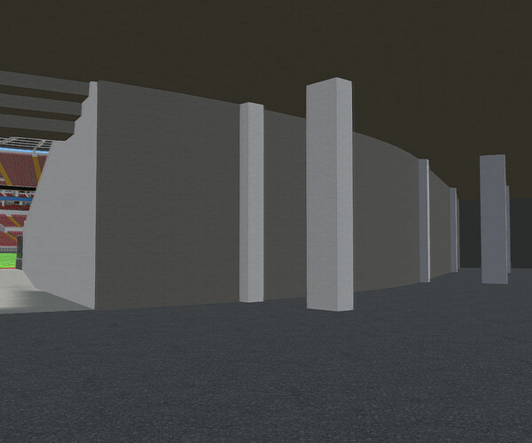 ArtStation - Fictional old stadium: Football club arena | Resources