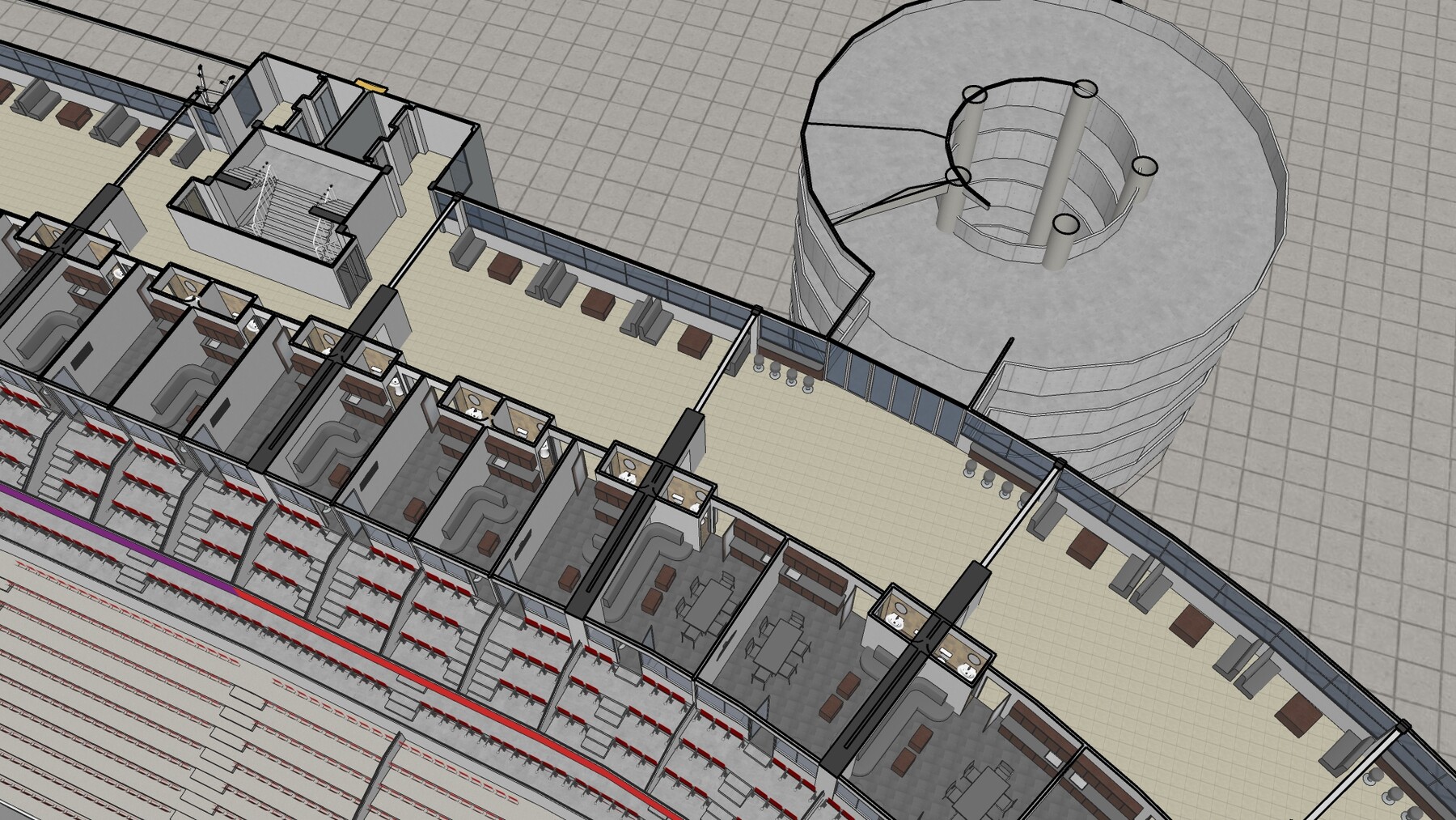 ArtStation - Fictional old stadium: Football club arena | Resources