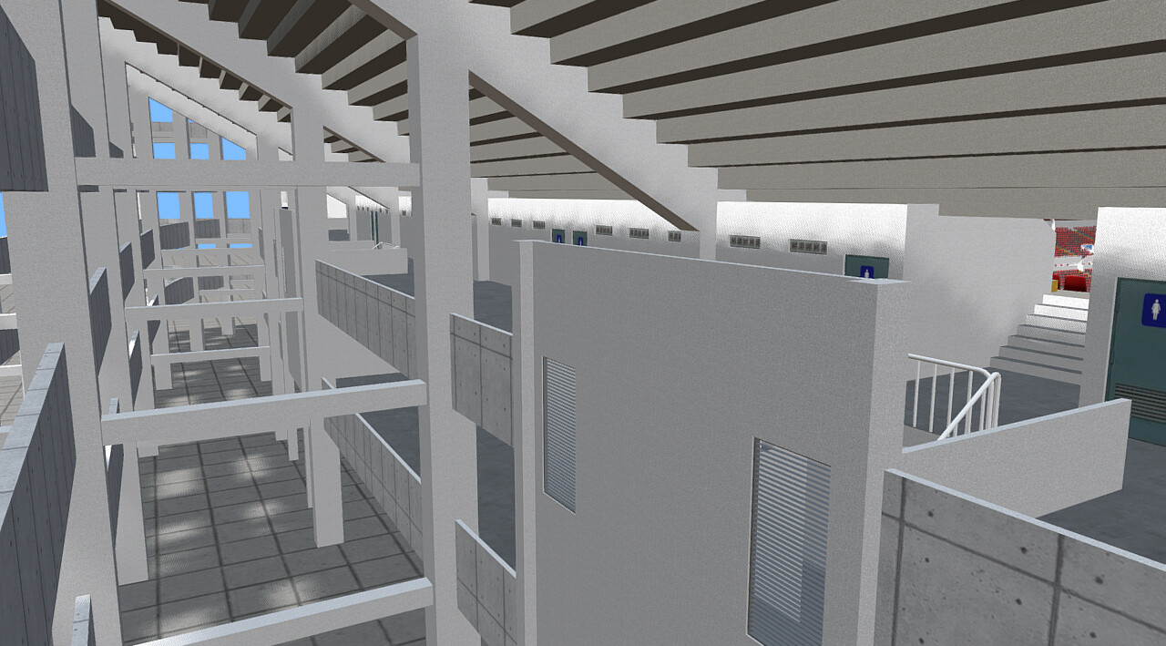 ArtStation - Fictional old stadium: Football club arena | Resources