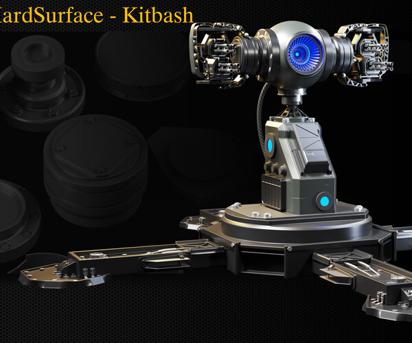 ArtStation - +70 Sci-Fi Gun HardSurface - Kitbash | Resources