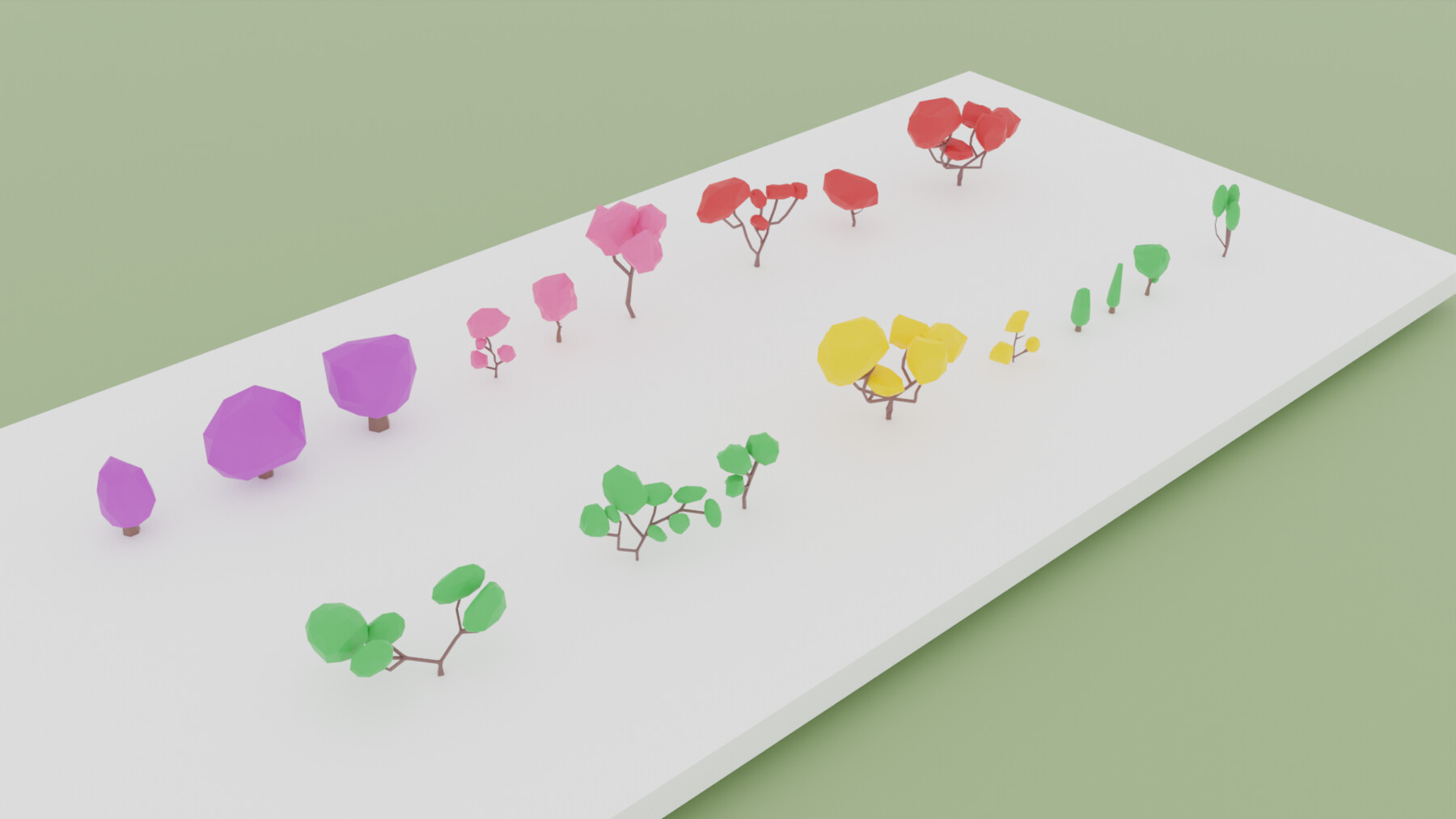 ArtStation - Stylized Low Poly Tree Pack for Free | Game Assets