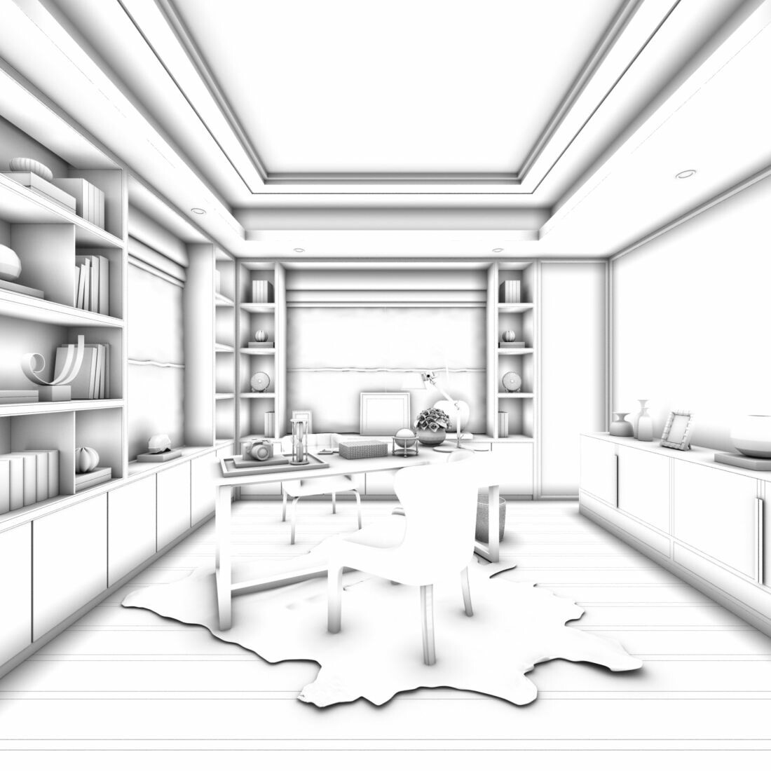ArtStation - Family - Office - Study room -0165 | Resources