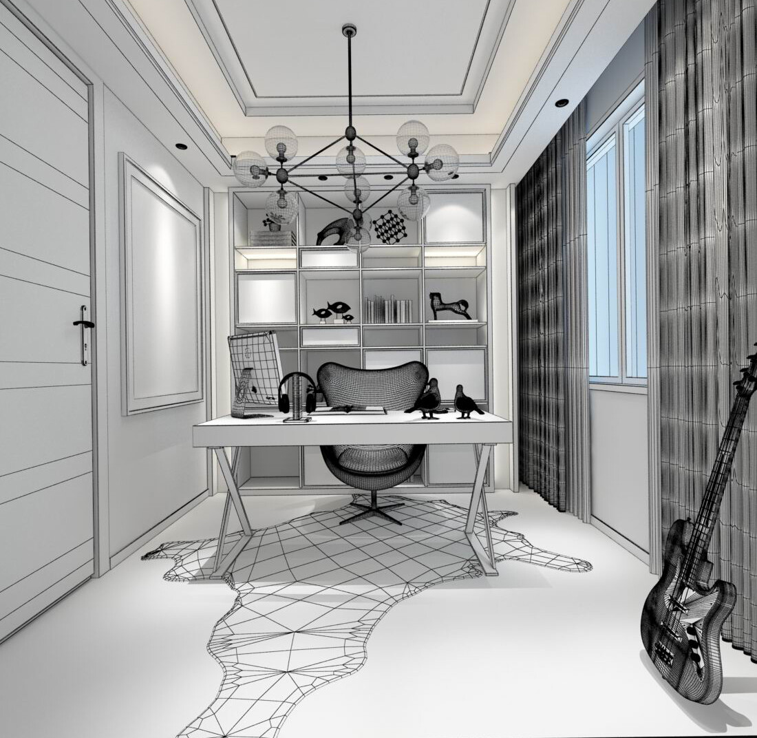 ArtStation - Family - Office - Study room -0176 | Resources