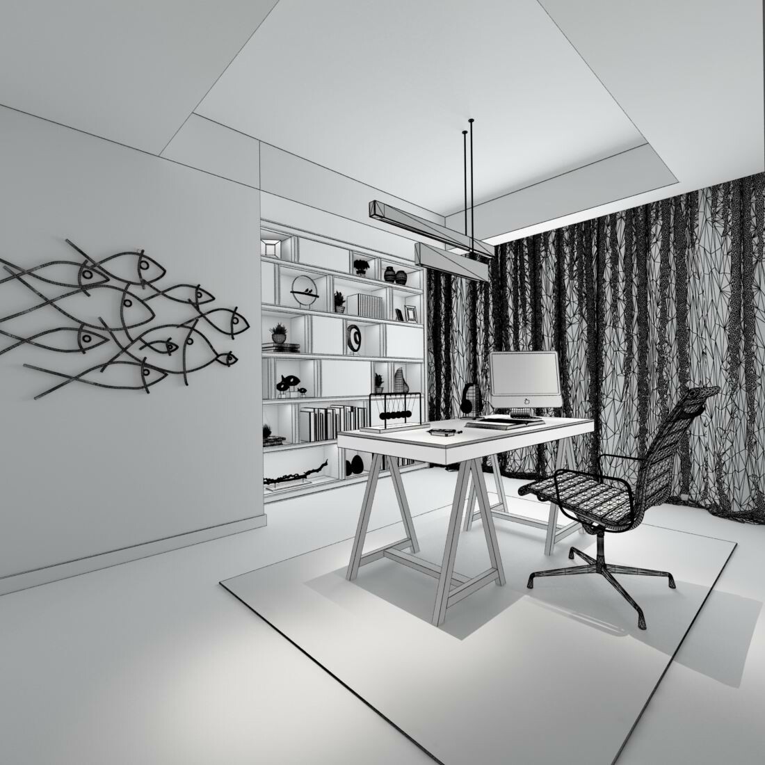 ArtStation - Family - Office - Study room -0196 | Resources