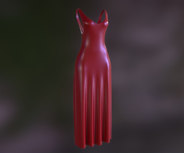 ArtStation - Red Dress | Game Assets