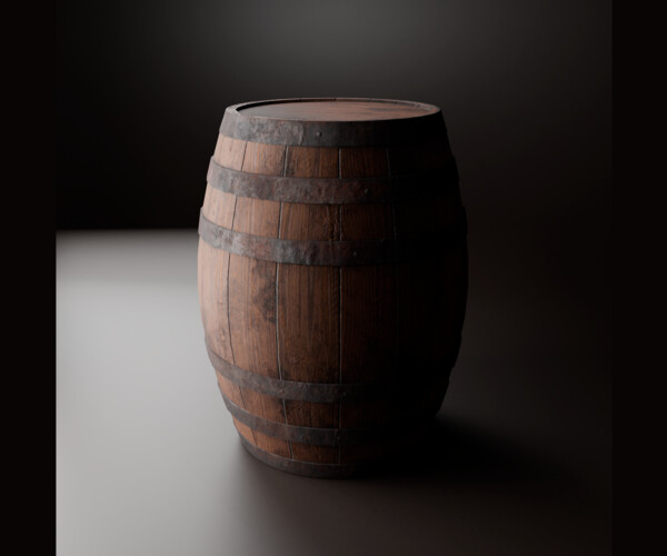 ArtStation - Realistic Barrel | Game Assets