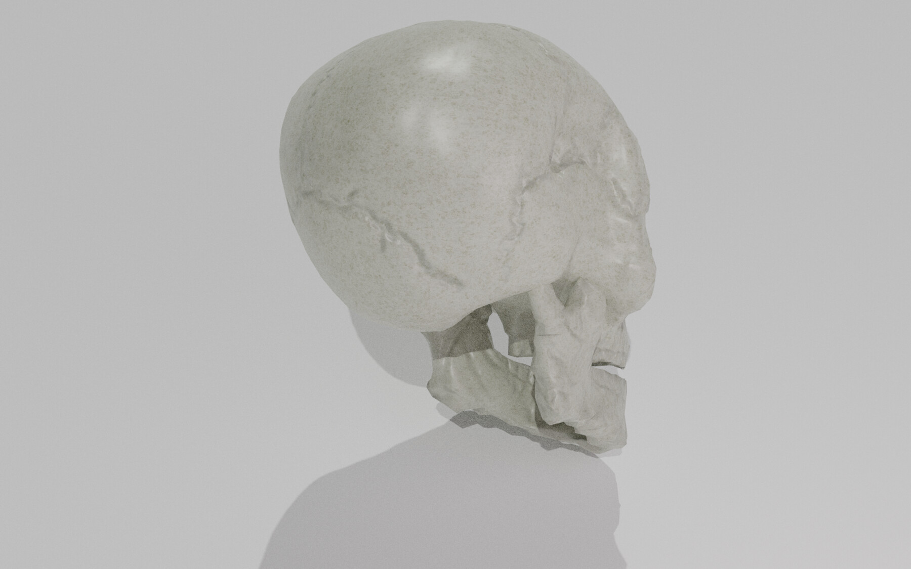ArtStation - Skull low-poly PBR | Game Assets