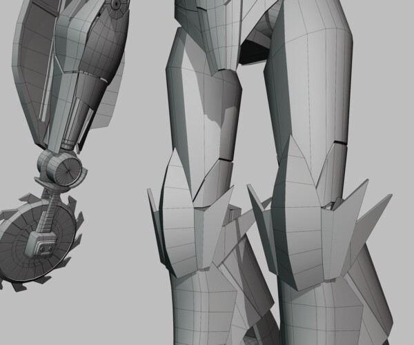 ArtStation - Knockout Transformers Prime 3D Character Rig | Game Assets